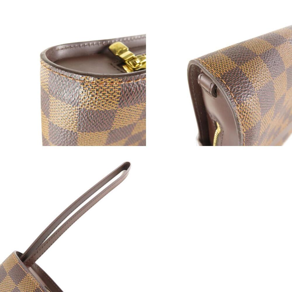 Louis Vuitton | Bags | Louis Vuitton Saint Damier Ebene Brown Shoulder ...